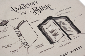 Anatomy of a Bible - Canvas Tote Bag — 316 Publishing