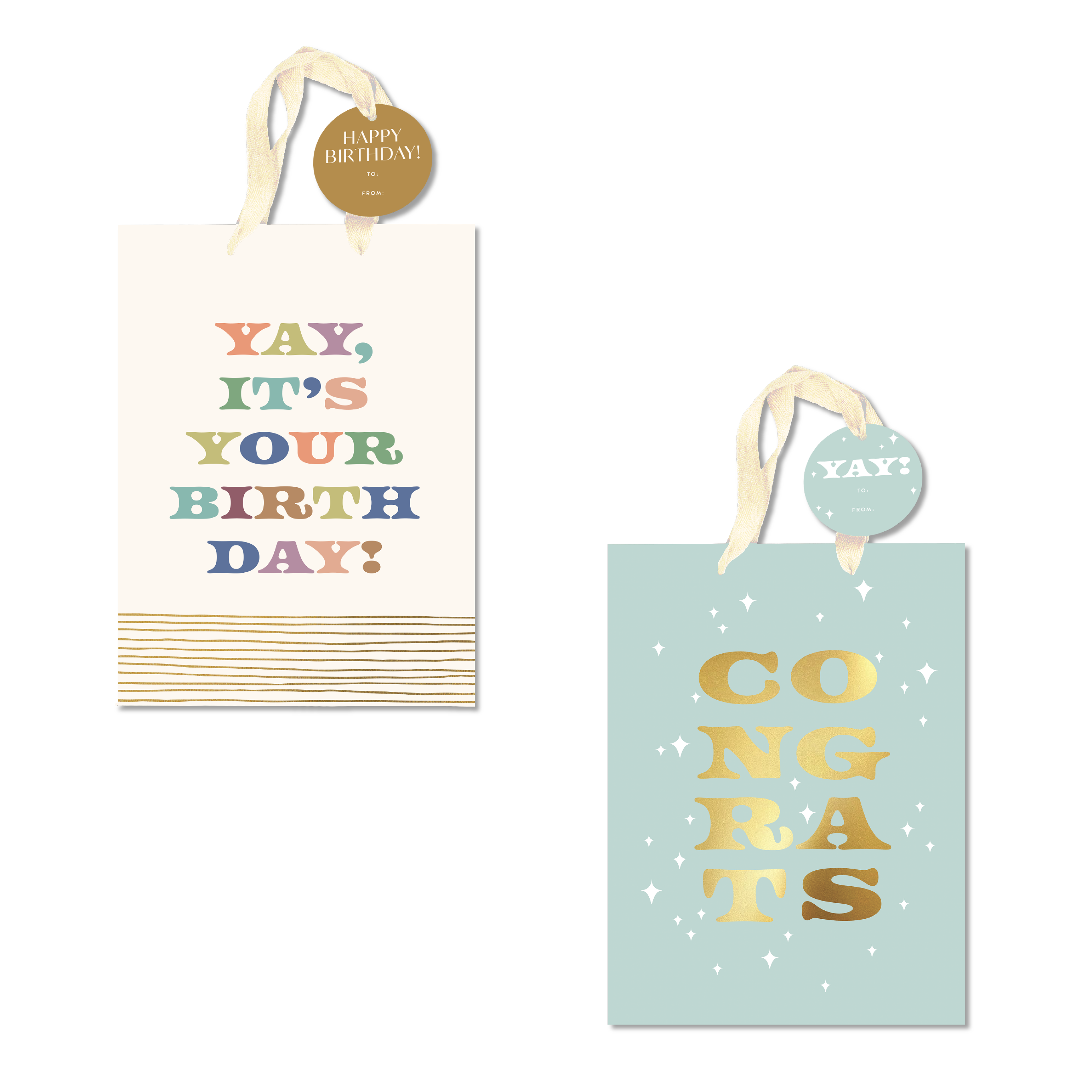 Bless & Celebrate Medium Gift Bag 2-Pack — 316 Publishing