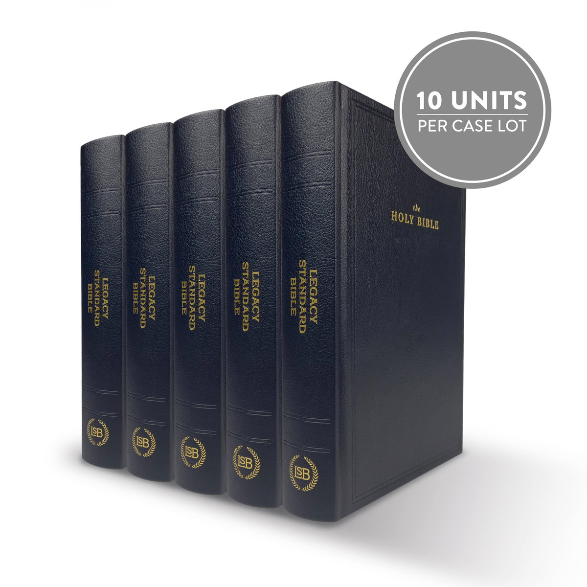Legacy Standard Bible Handy Size Black Faux Leather Hardcover - Case L ...