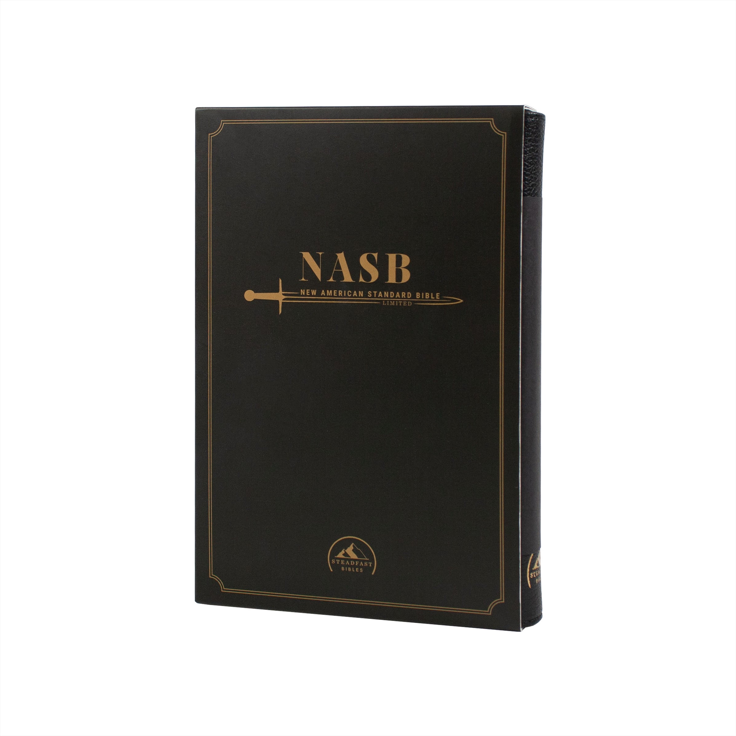 Steadfast Limited: NASB Compact Edition - Black Edge-Lined Goatskin ...