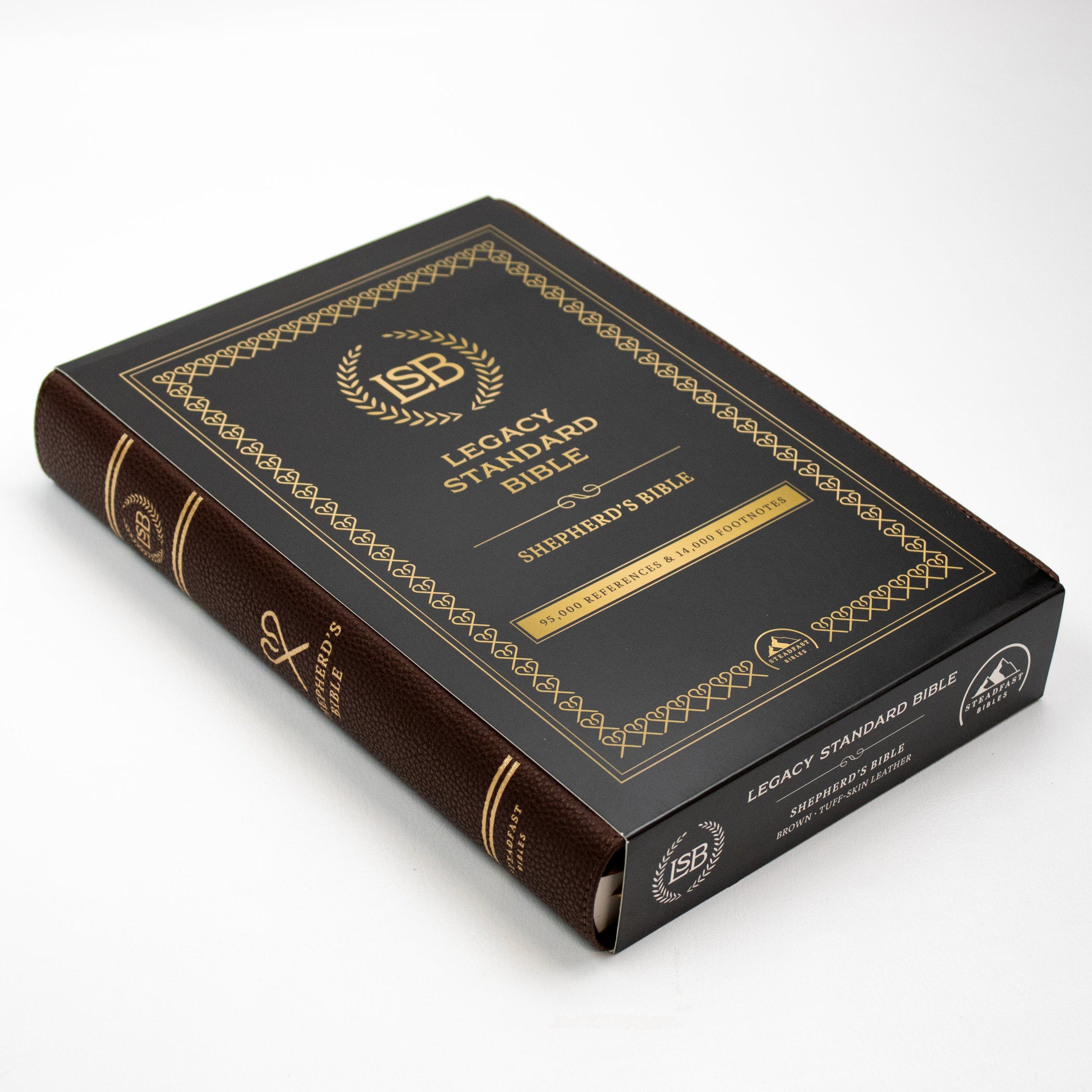 LSB Shepherd's Bible | Paste-Down Tuff-Skin Leather — 316 Publishing
