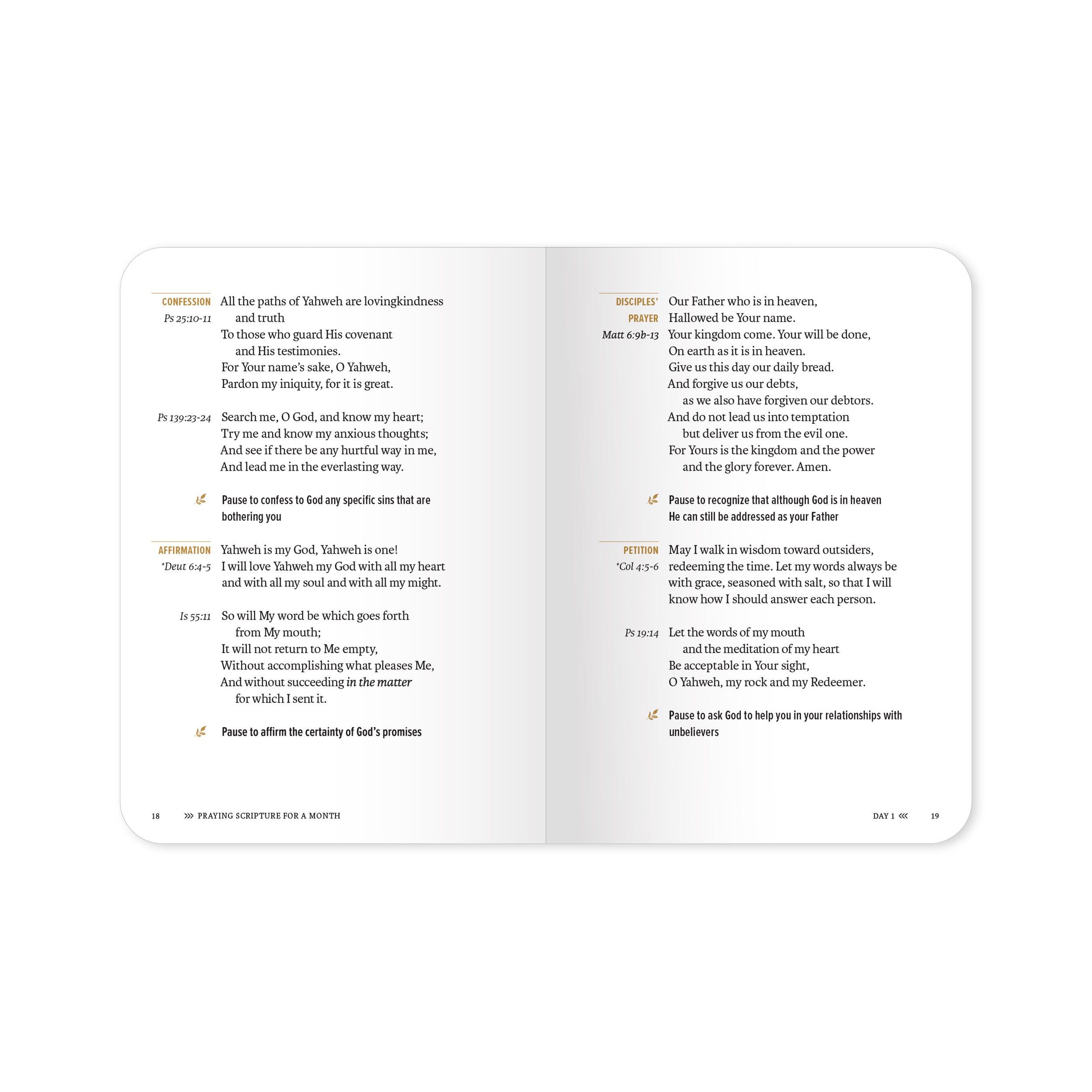 Handbook For Praying Scripture Featuring the Legacy Standard Bible - F ...