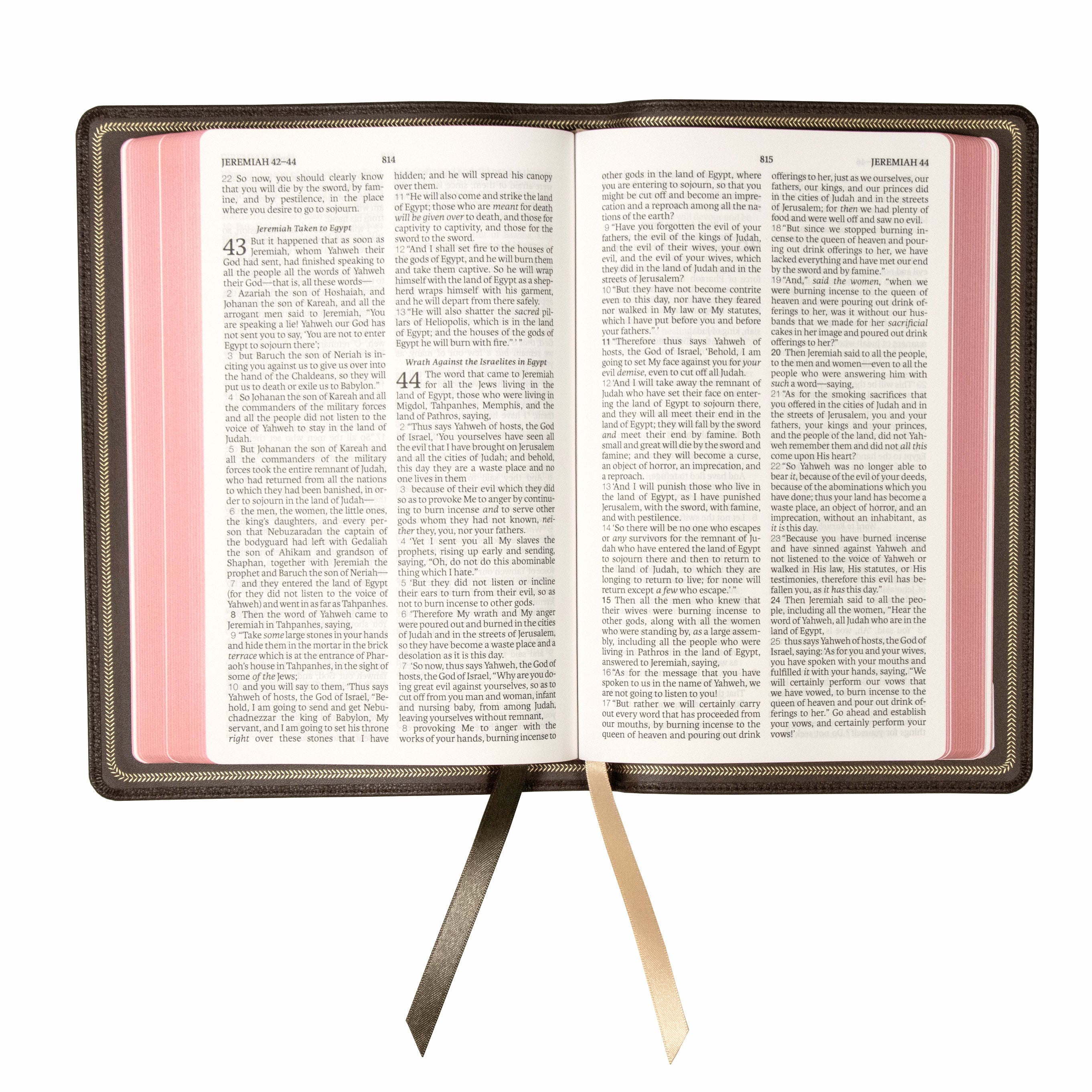 Legacy Standard Bible, 2 Column Verse-by-Verse - Edge-Lined Goatskin ...