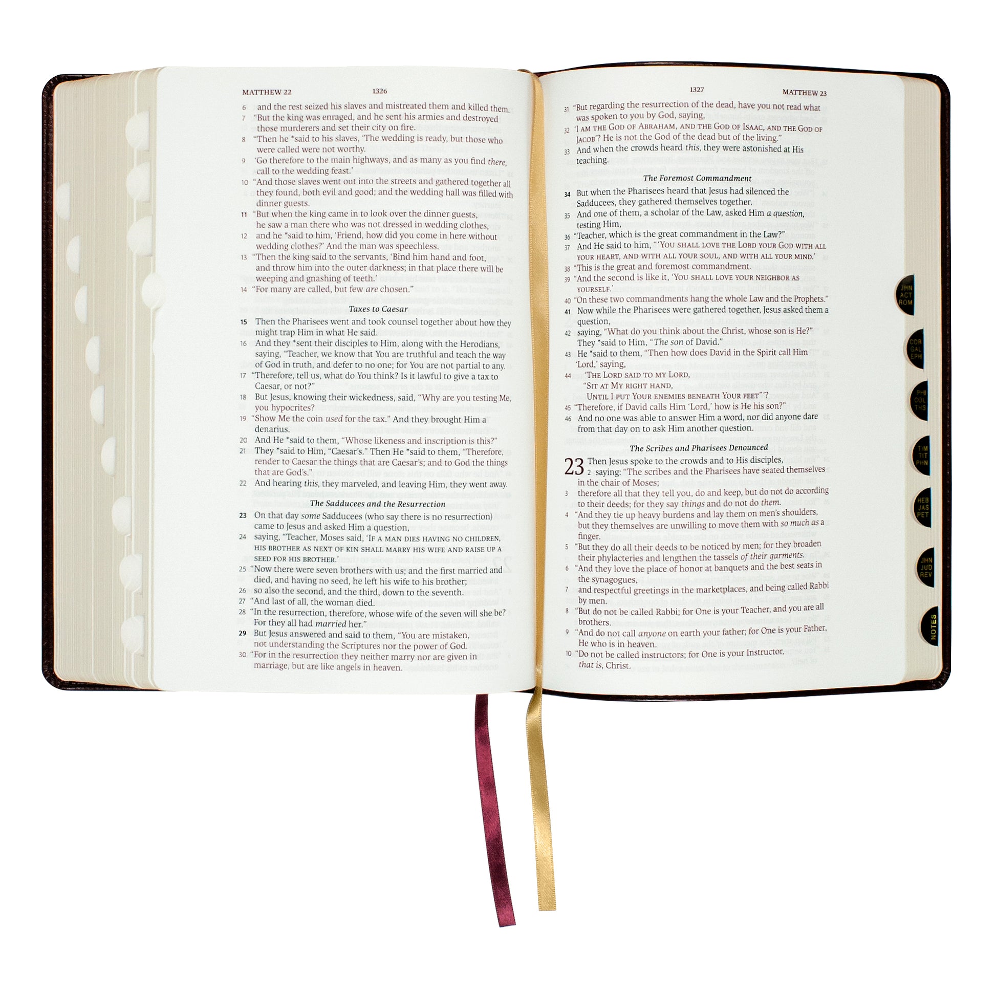 Legacy Standard Bible, Large Print Wide Margin - Paste-Down Faux Leath ...