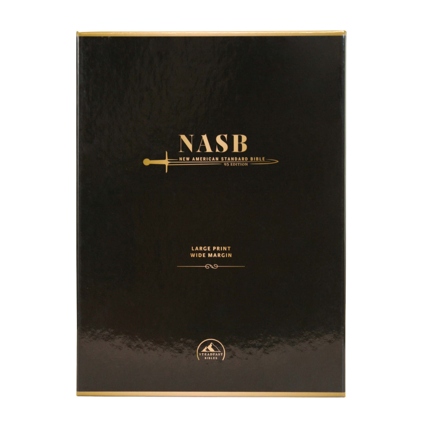 NASB '95 Large Print Wide Margin - Paste-Down Cowhide — 316 Publishing