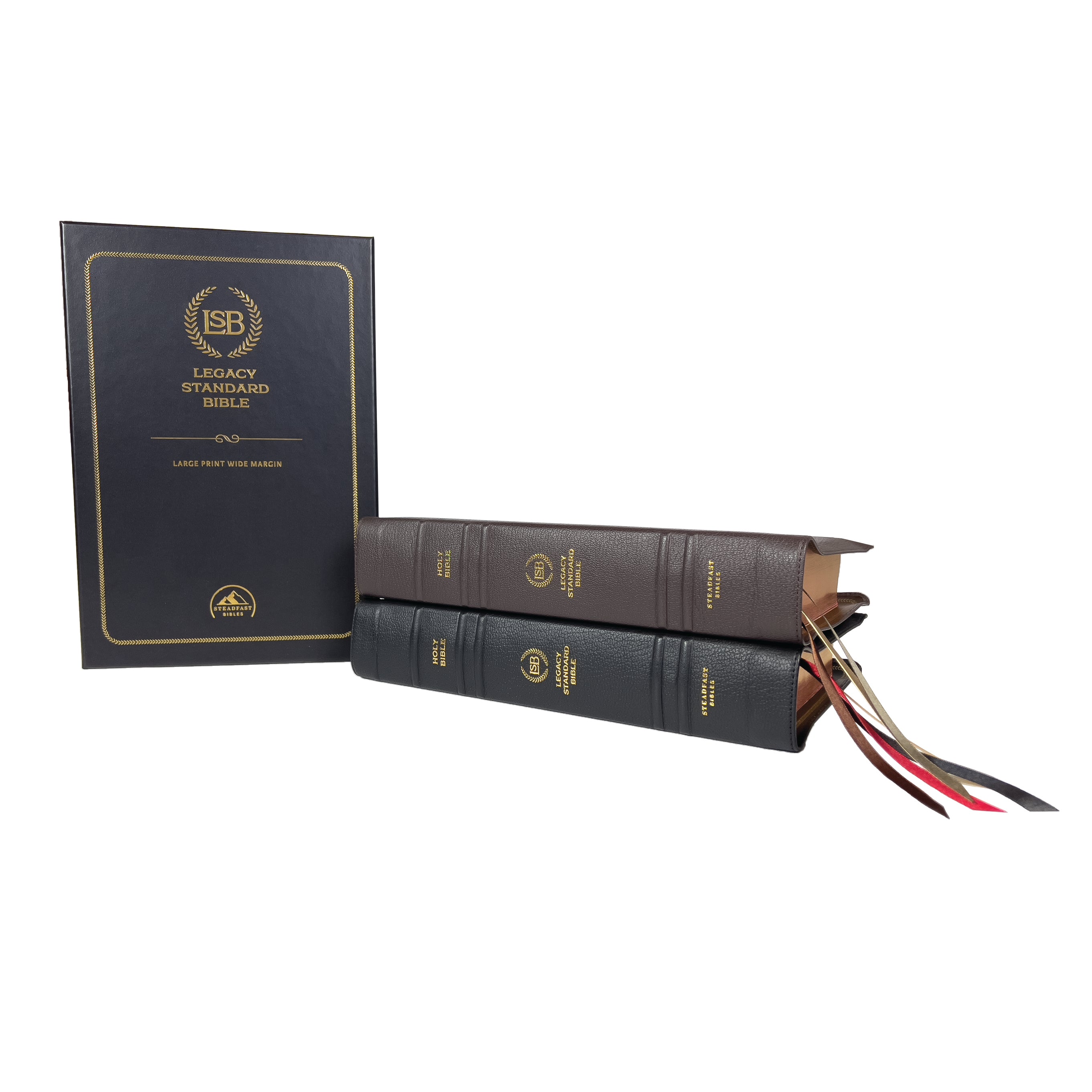 Legacy Standard Bible, Large Print Wide Margin - Edge-Lined Goatskin ...