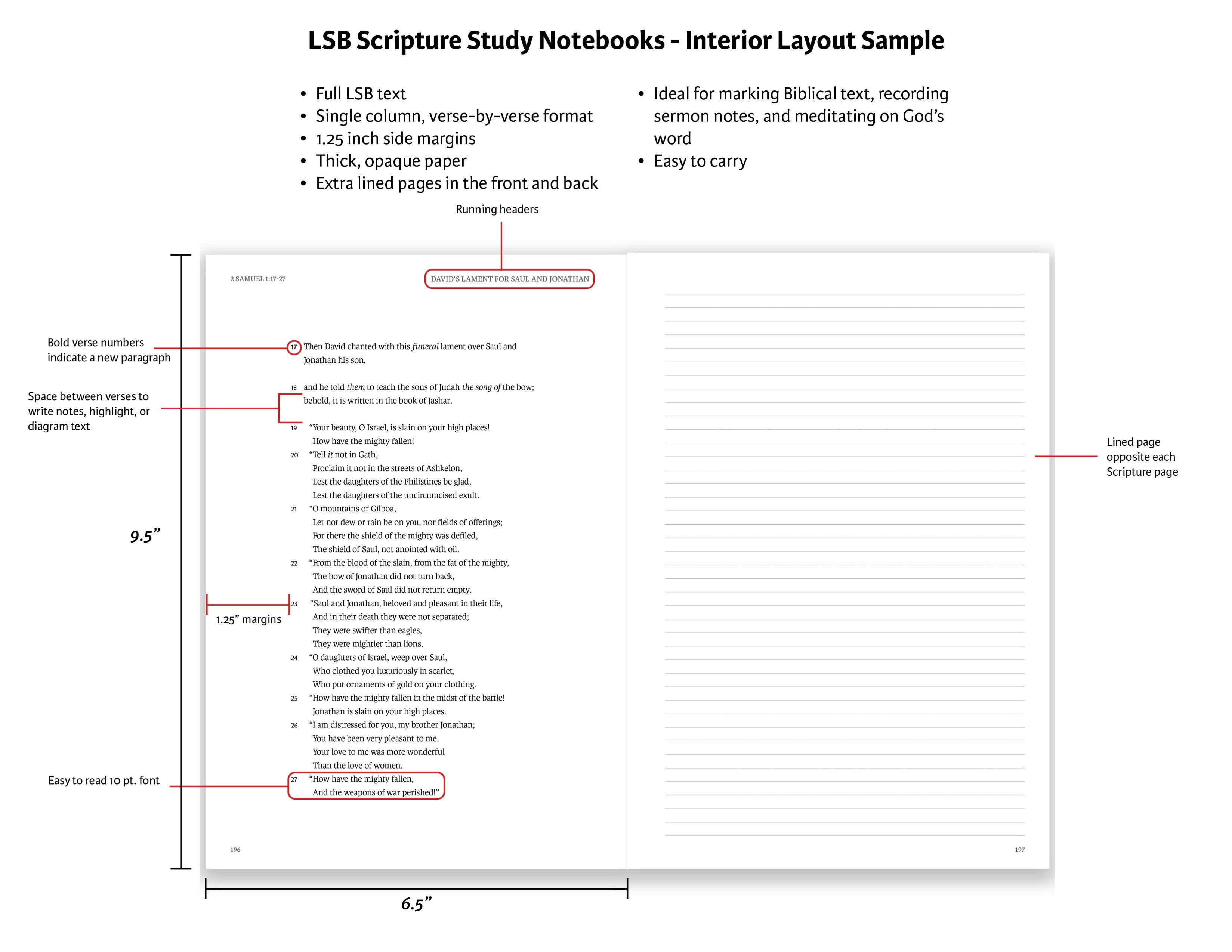 Legacy Standard Bible, Scripture Study Notebook - Old Testament Set ...