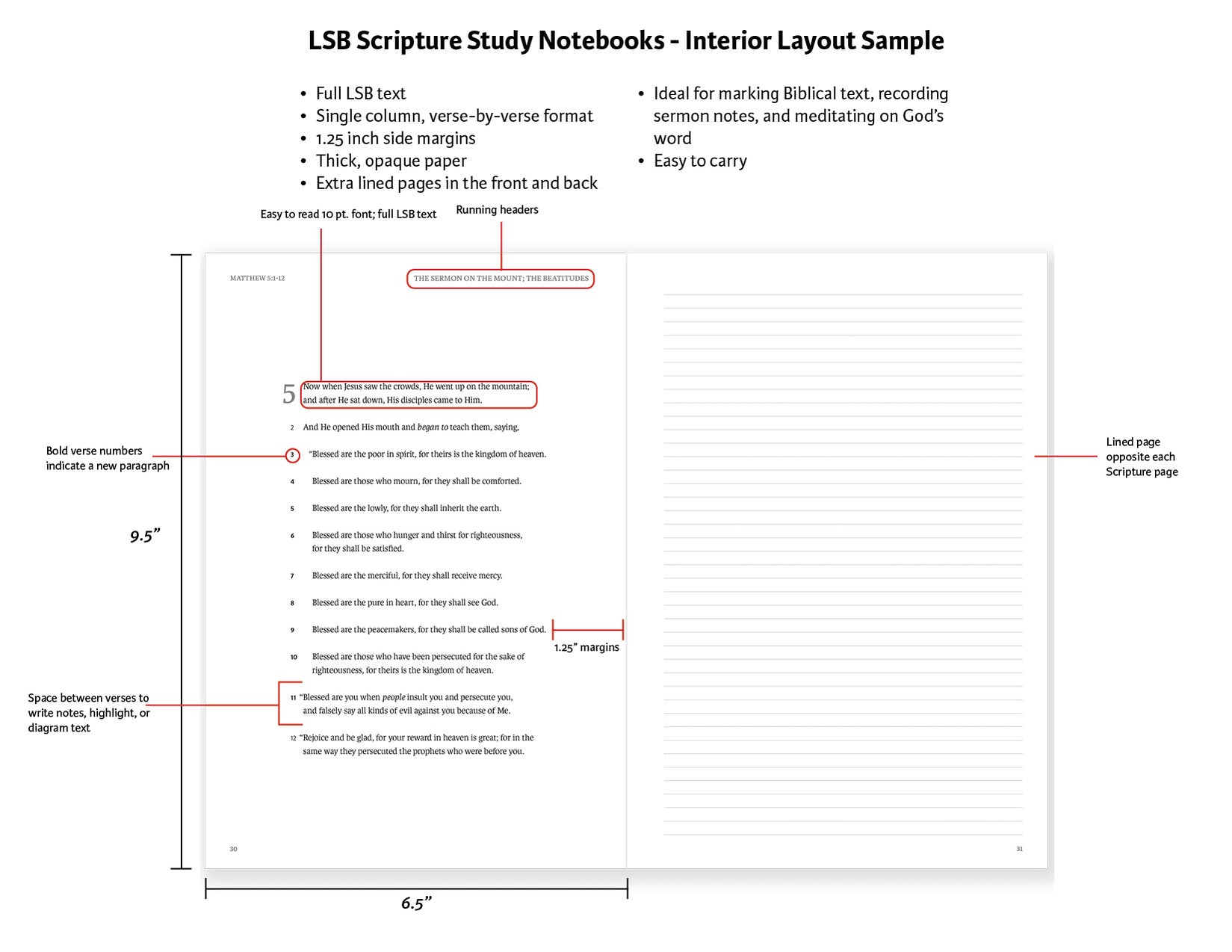 Legacy Standard Bible, Scripture Study Notebook - New Testament Set ...