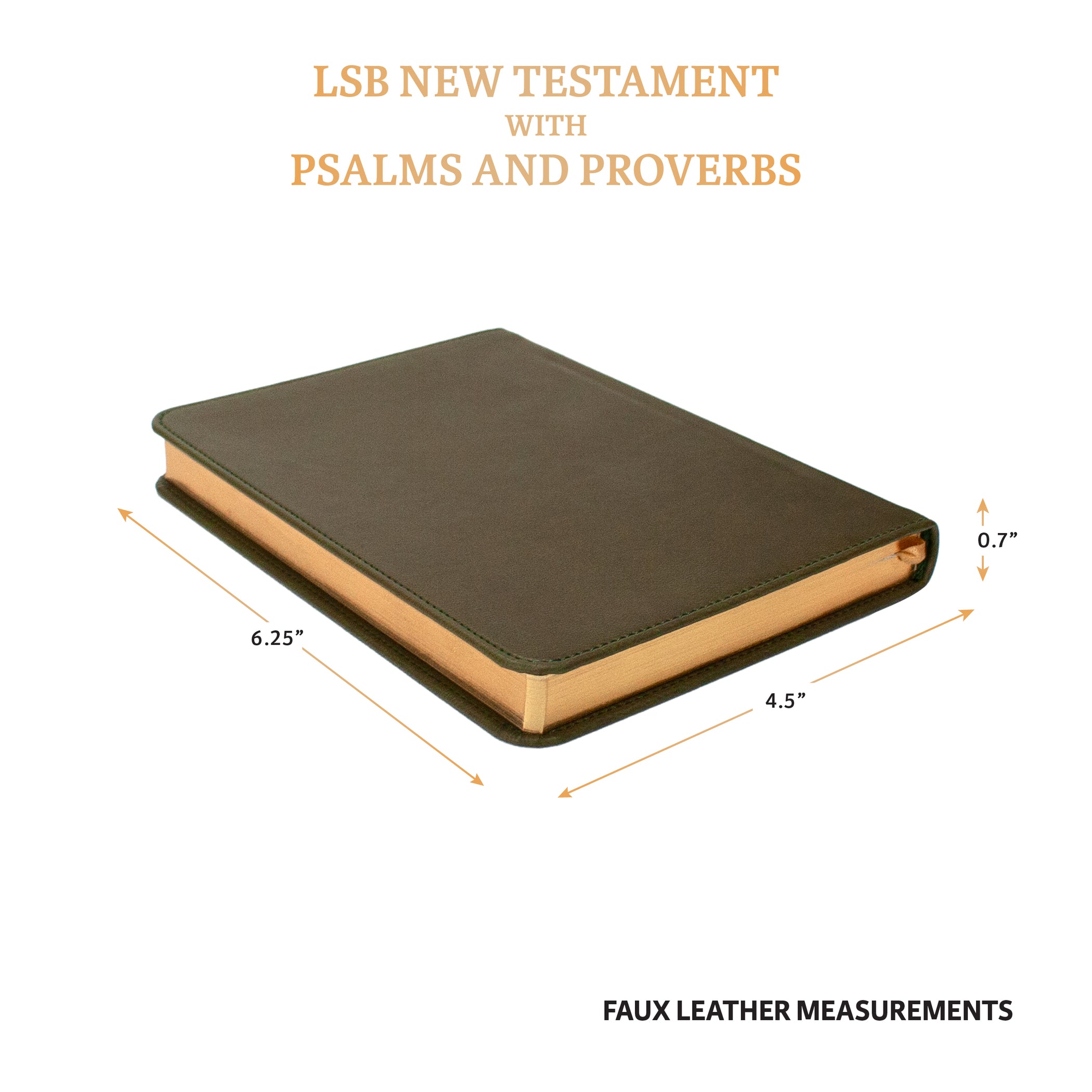 LSB New Testament with Psalms and Proverbs | Faux Leather — 316 Publishing