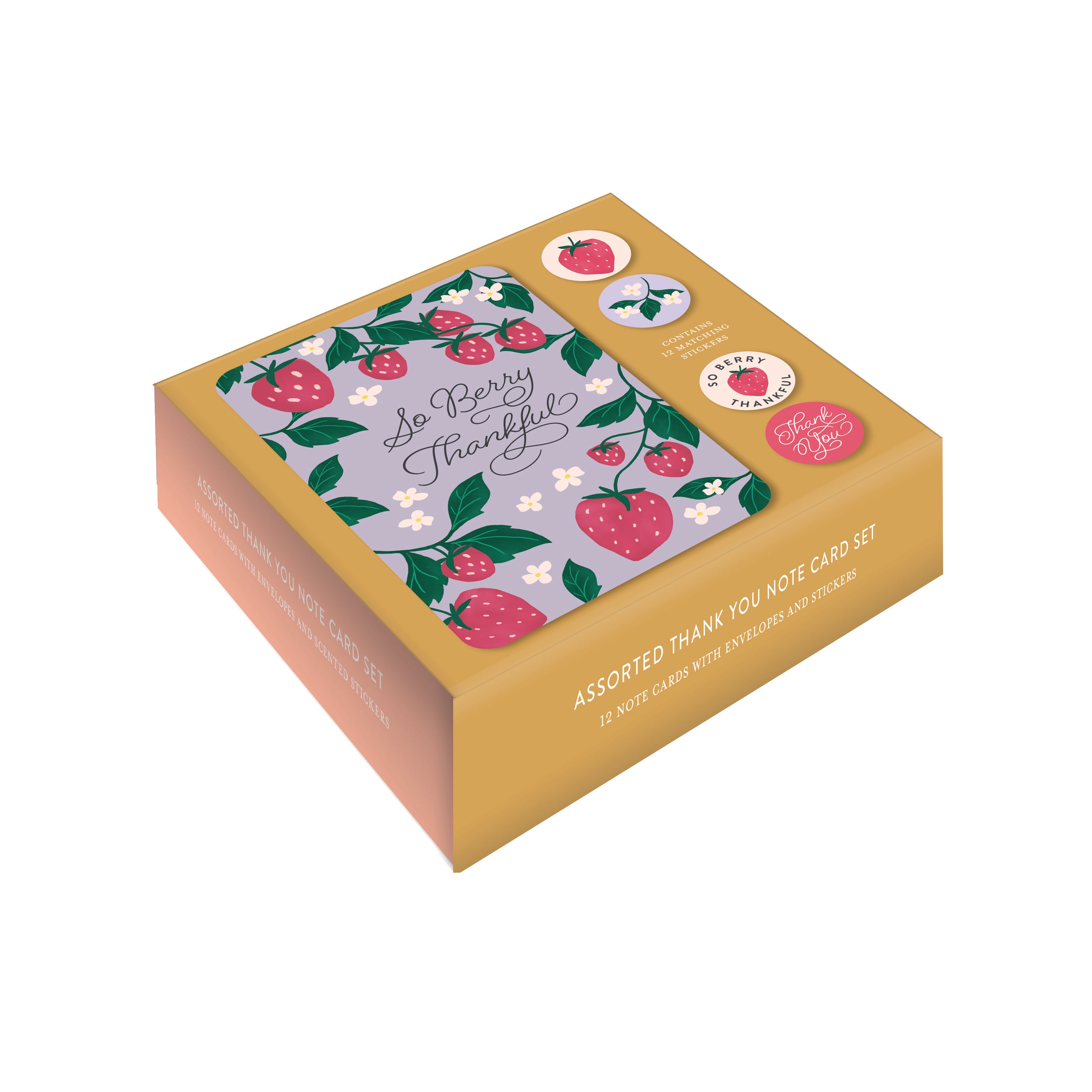 Thanks a Pun Assorted Note Card Set - Set of 12 — 316 Publishing